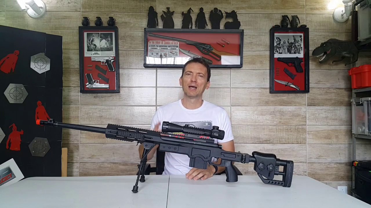 review rifle sniper well MB44 de airsoft vale a pena comprar? OPINIÃO ...