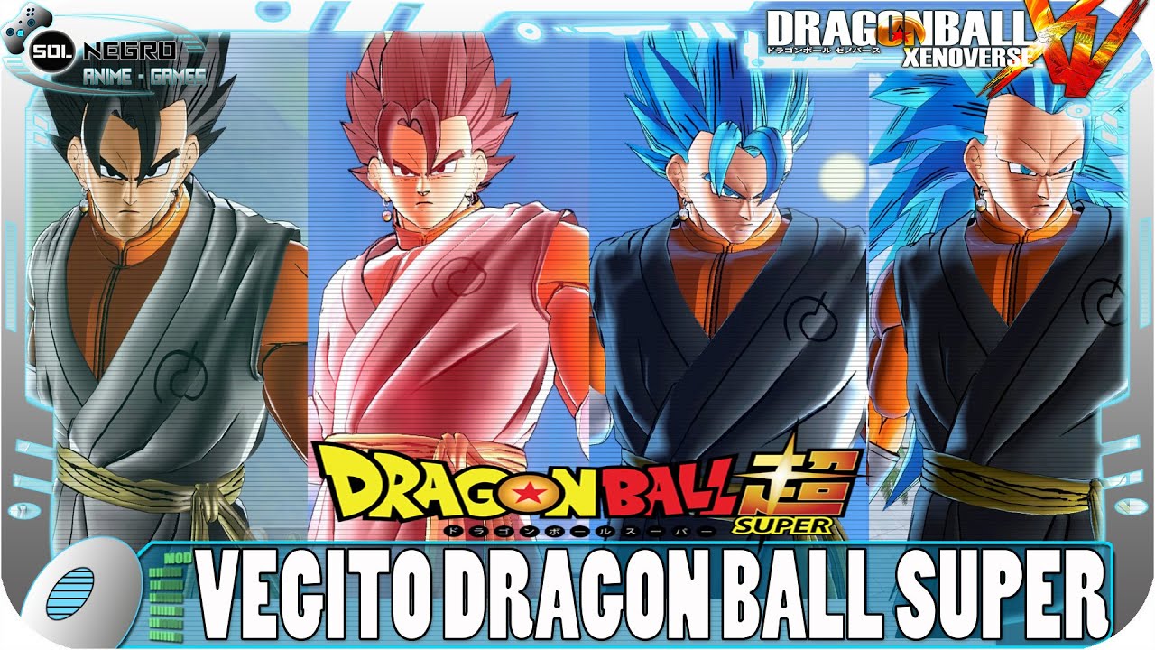 Dragon Ball Super Vegito Transformations: Base - Kaioken - SSGSS ...