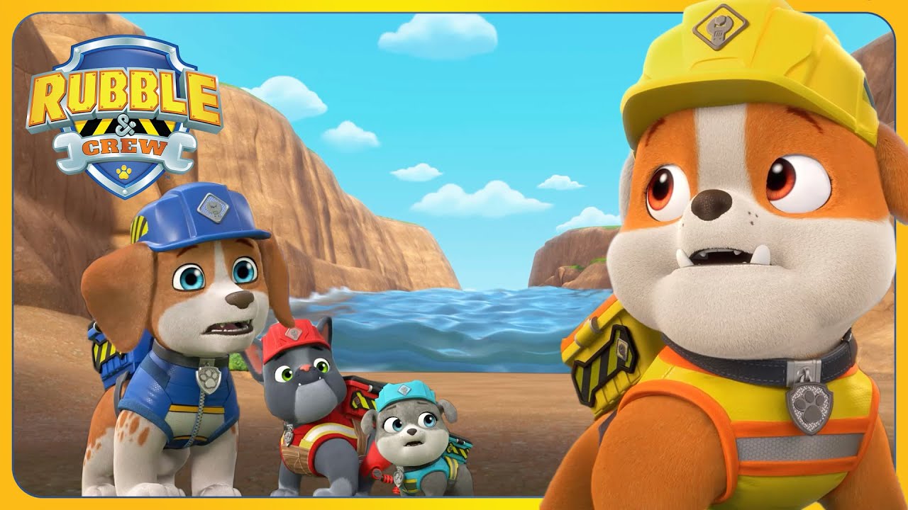 Rubble Stops a Flood | Rubble and Crew | Cartoons for Kids - YouTube