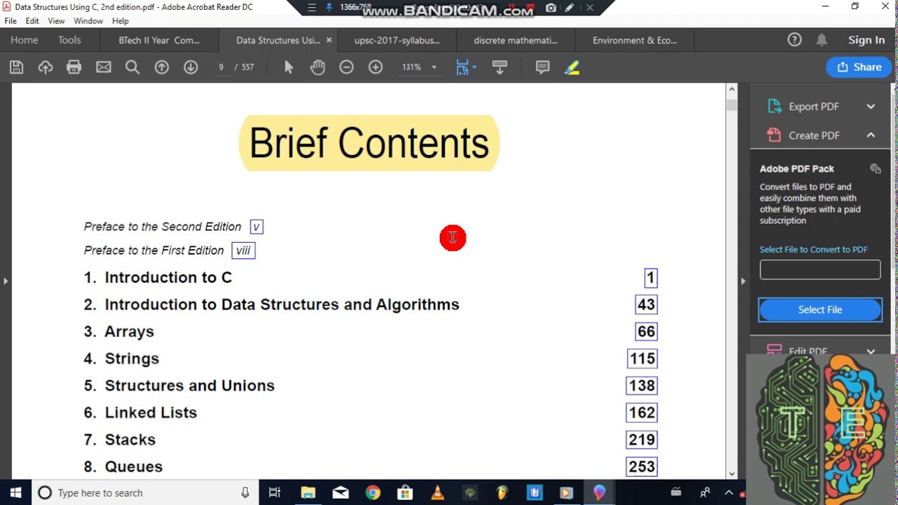 Data Structure And Algorithm Using C Syllabus Chapter Youtube 0173