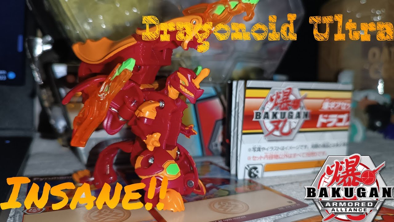 Bakugan Dragonoid Ultra baku-gear set Unboxing and Review / Armored ...