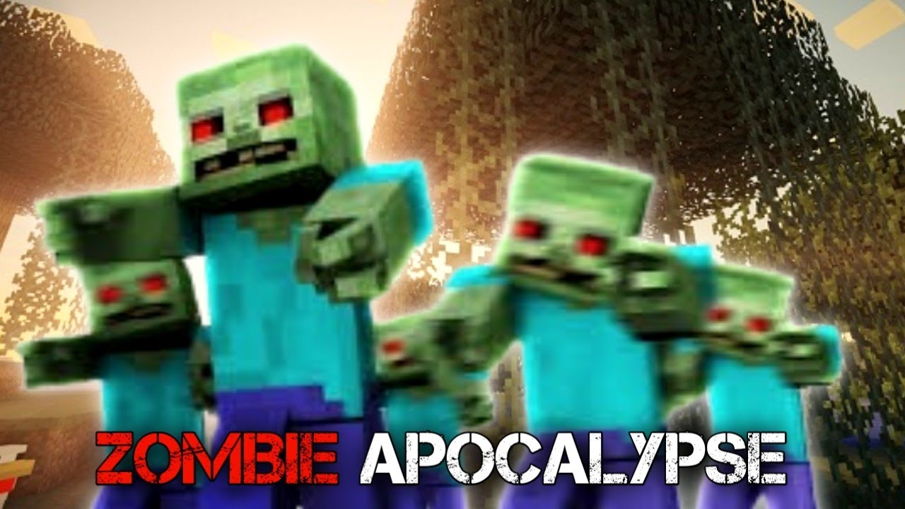 WE CREATE BUNKAR TO SURVIVE BIGGEST ZOMBIE APOCALY🤯 in Minecraft - YouTube