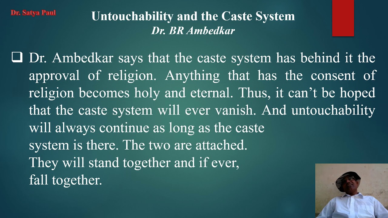 Untouchability and the Caste System part 3 of 3 - YouTube