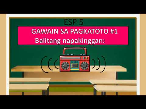 MELCs Based Grade 5 Learnings EsP 5 Quarter 1 Week 1 - YouTube