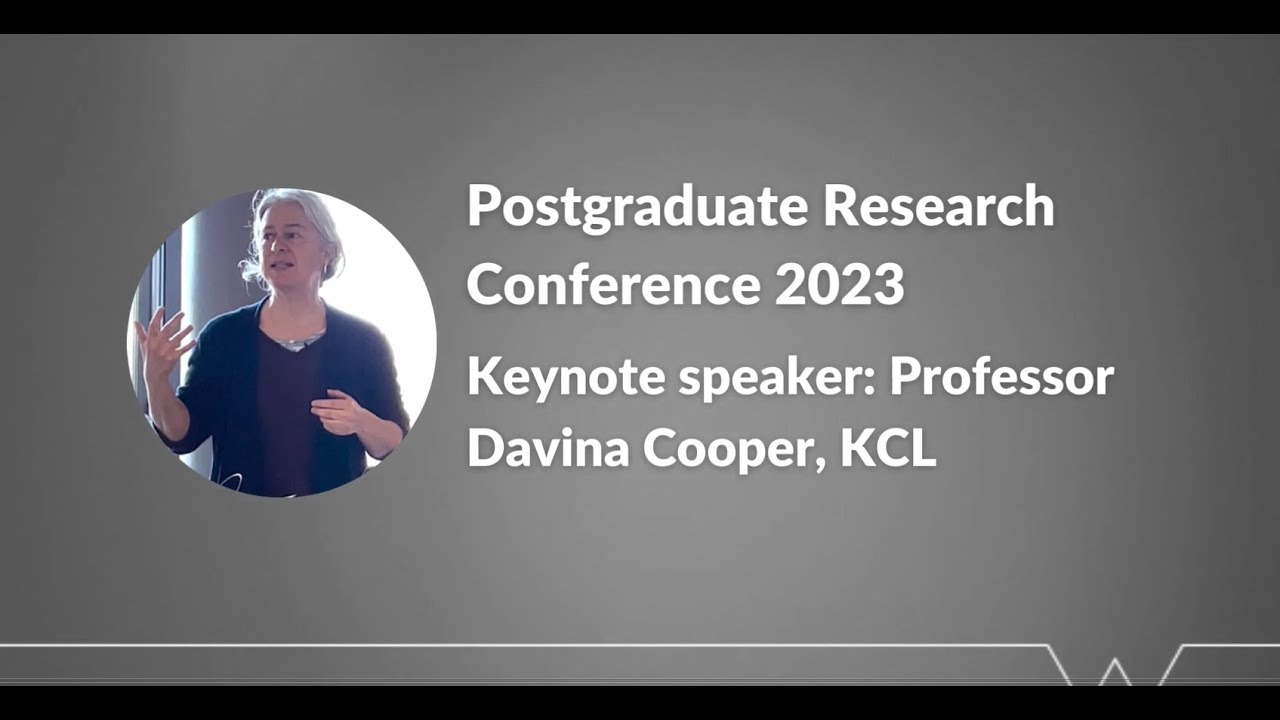 Guest Lecture: Professor Davina Cooper, KCL - YouTube