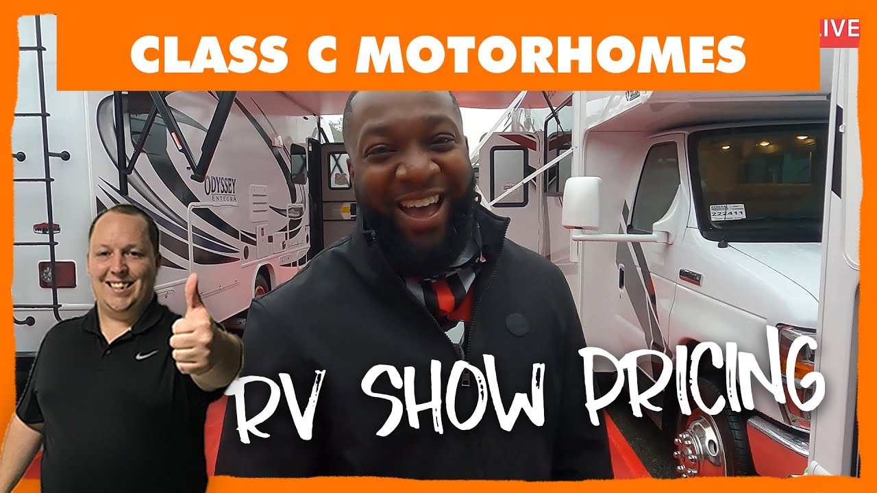 Touring Class C Motorhomes at RV Show with PRICING! - YouTube