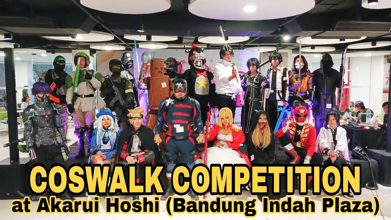 Coswalk Competition at Akarui Hoshi (Bandung Indah Plaza) | Full Video ...