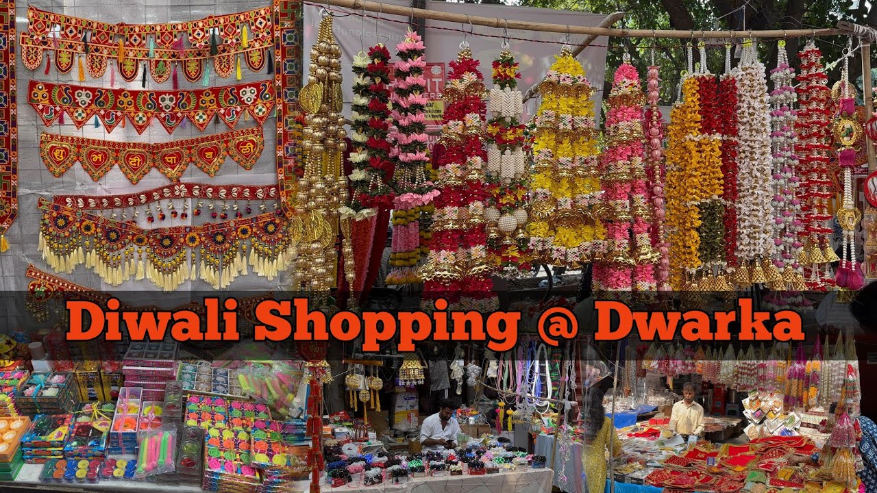 दिल्ली के बाजारों में मची दिवाली की धूम || Diwali Shopping Market in ...