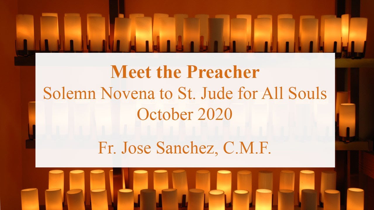 Meet the Preacher: Fr. Jose Sanchez, C.M.F. - YouTube