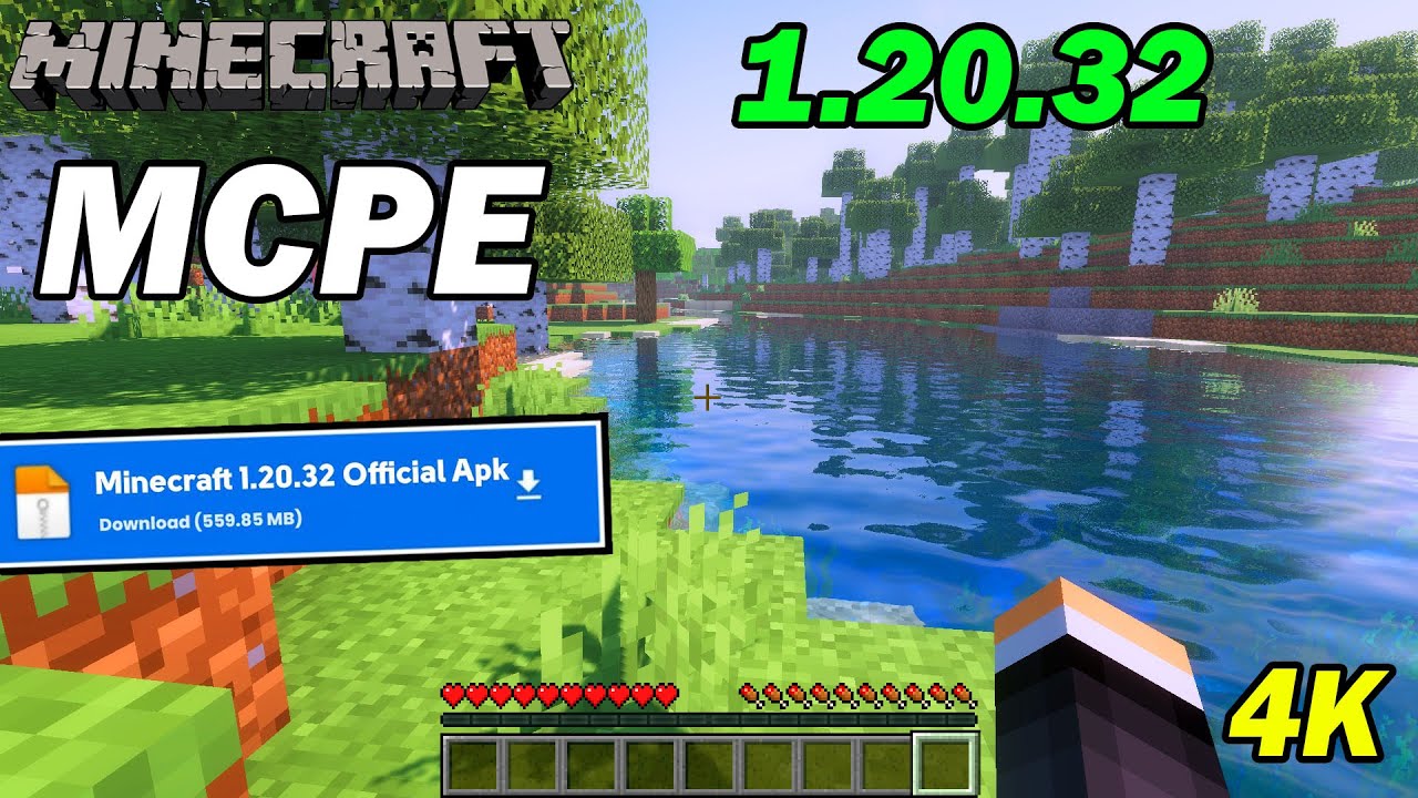 MCPE 1.20.32 Official Apk | Minecraft 1.20.32 Official | MCPE Rtx ...