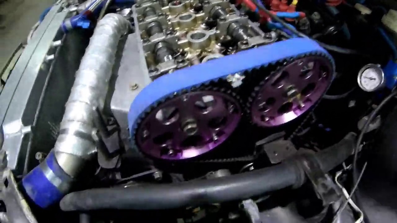 Mitsubishi Eclipse 4G63T. Часть 1. Установка тюнинг распредвалов - YouTube