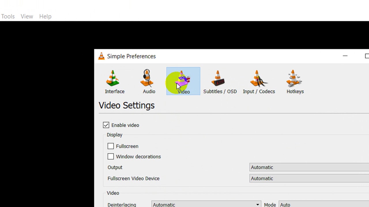 How To Enable Window Decorations In VLC - YouTube