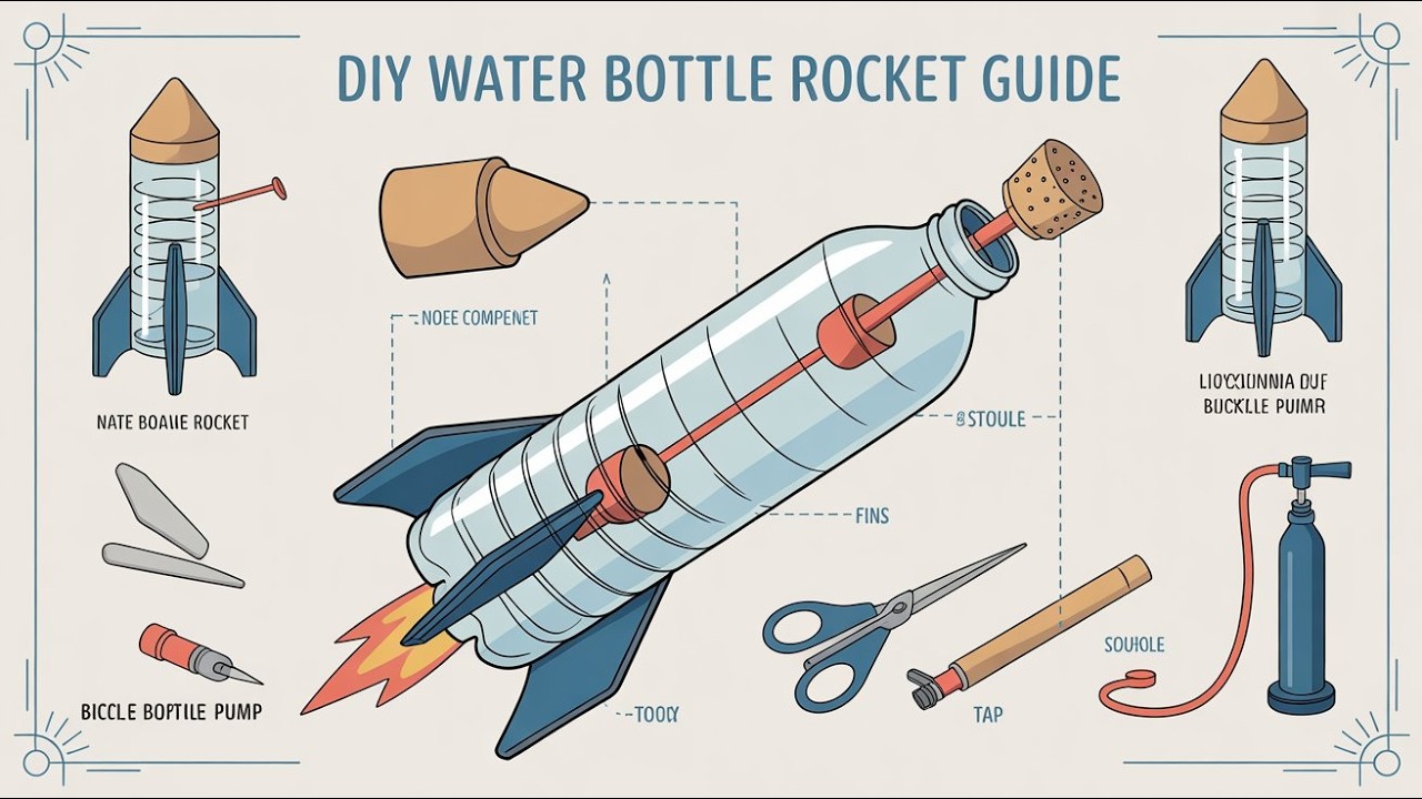 Make Your Own WATER BOTTLE Rocket? - YouTube
