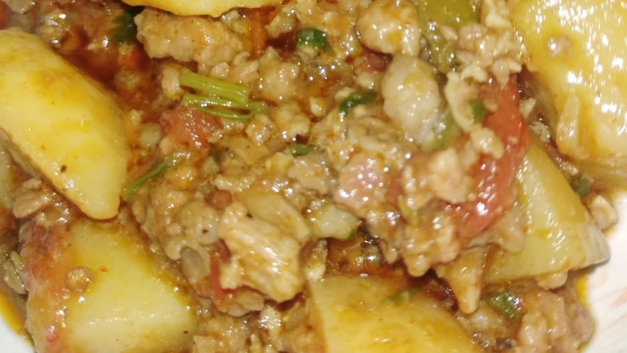 Keema Aalo recipe | Authentic style | UP's famous Keema Aalo - YouTube