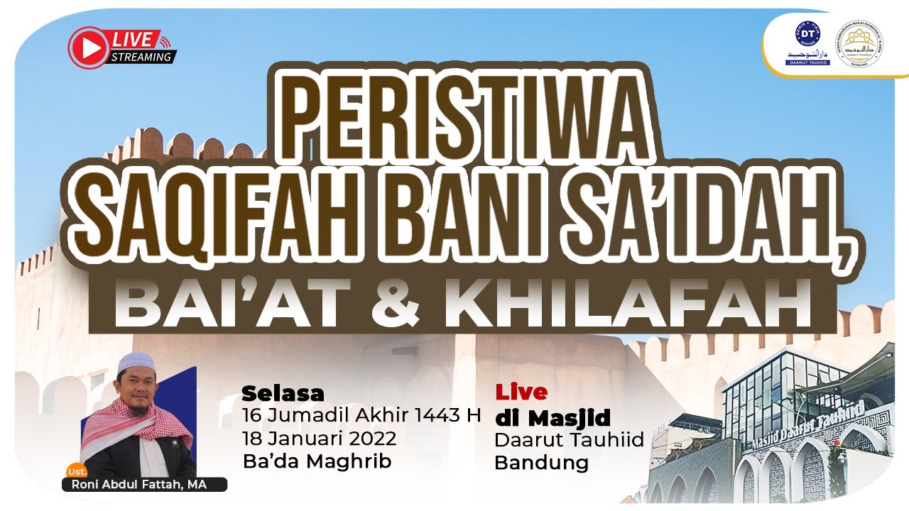 KBM Sejarah Peradaban Islam : PERISTIWA SAQIFAH BANI SA'IDAH, BAI'AT ...