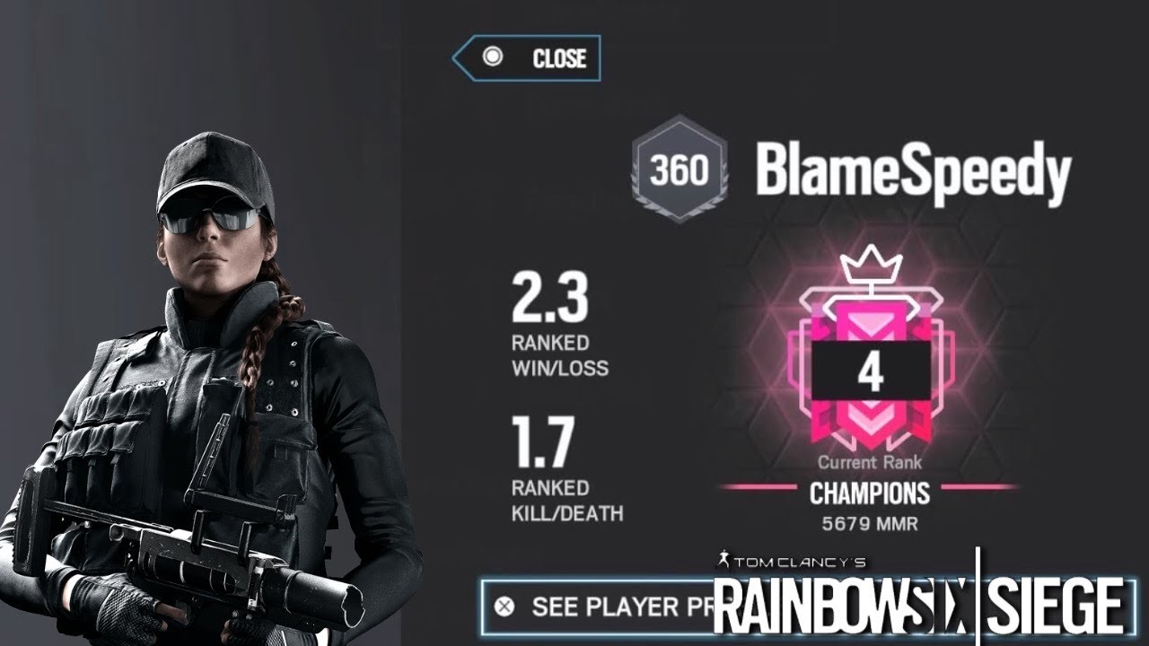 What the Top #4 Champ is Like - Rainbow Six Siege Champion - YouTube