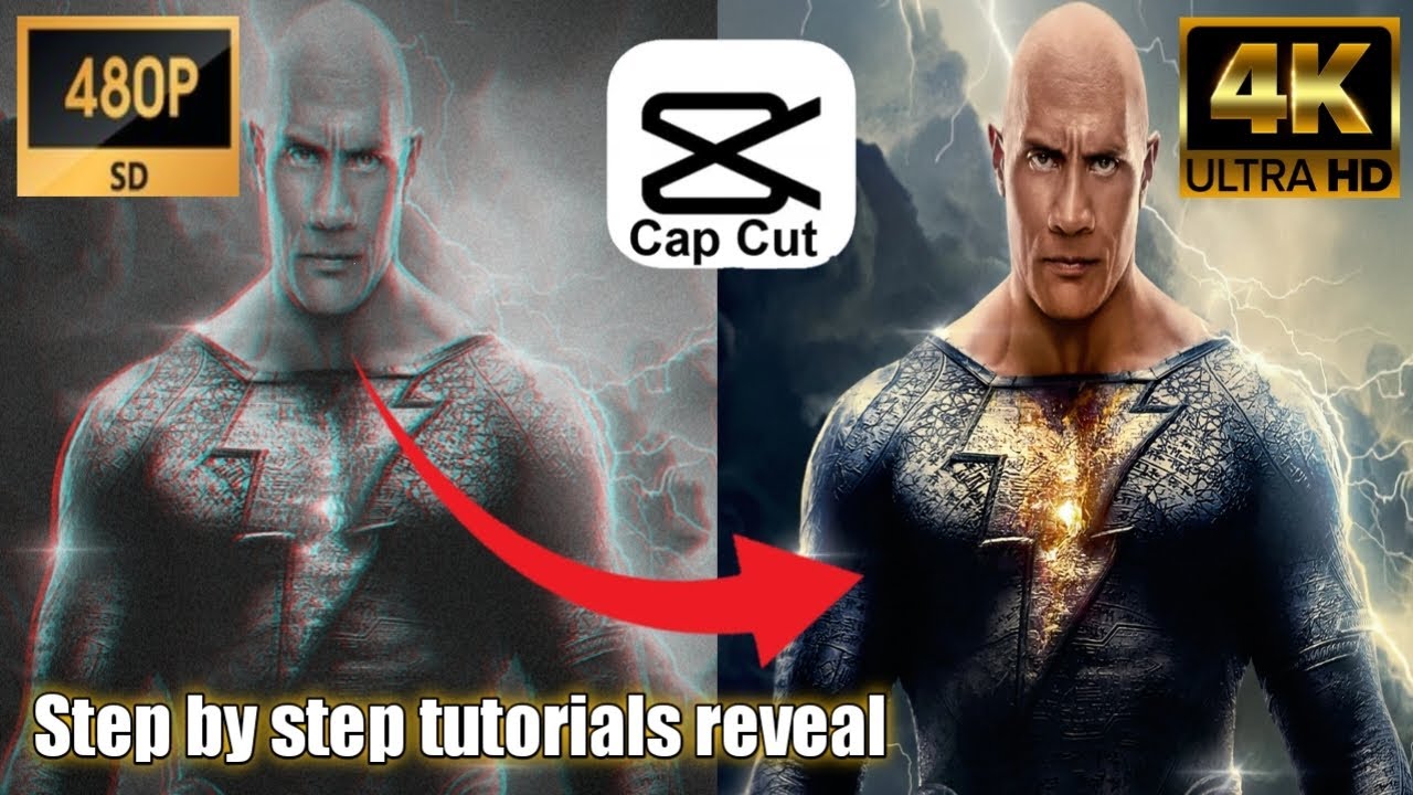 LOW QUALITY VIDEO TO 4K ULTRA HD VIDEO USING CAPCUT Step by step tutorials #capcut #capcutedit ...