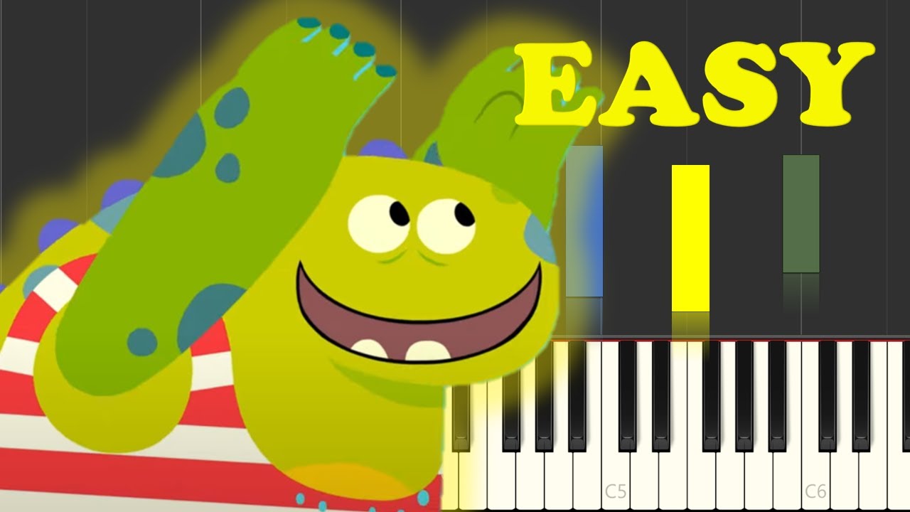 Let's Go To The Beach Piano Tutorial EASY - YouTube