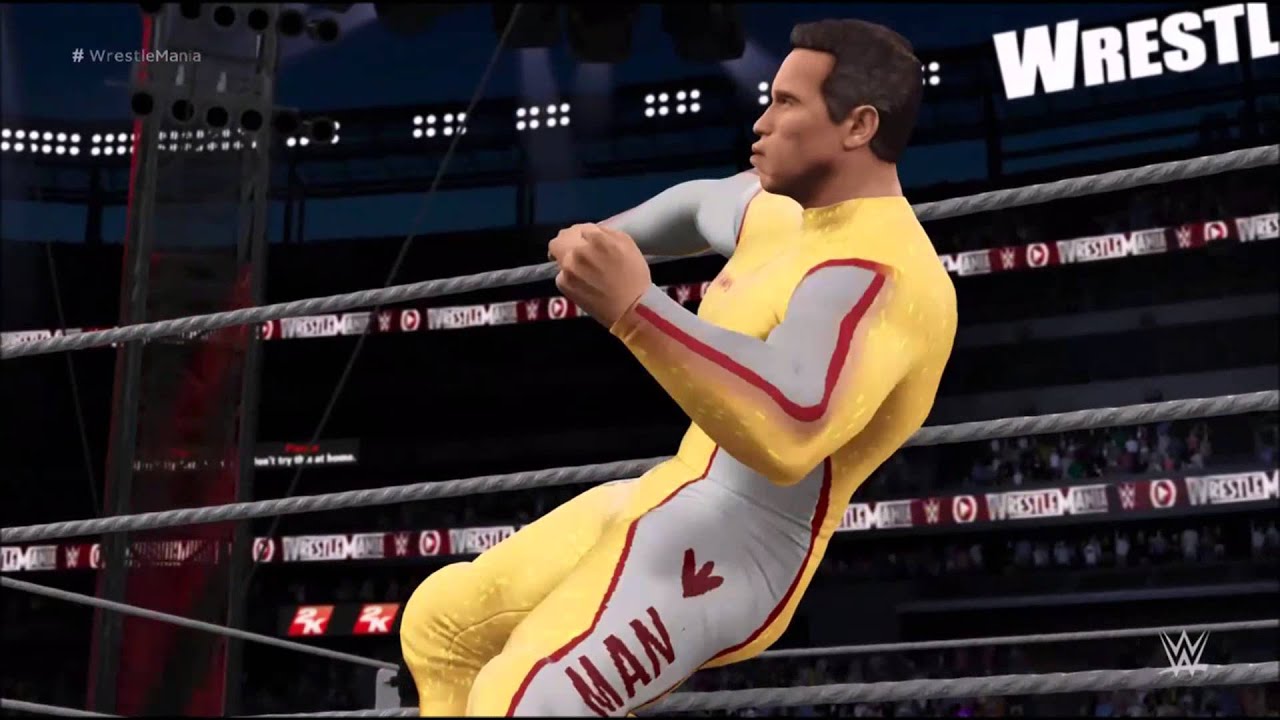 WWE 2k16 The Running Man Ben Richards (Arnold schwarzenegger) - YouTube