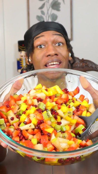 Trying The ULTIMATE Fruit Salad - YouTube