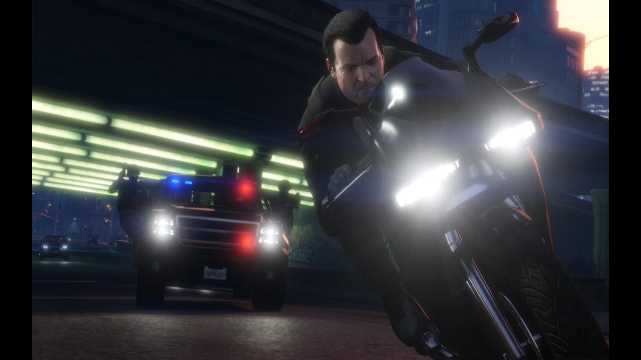 Grand Theft Auto V Police Chase | GTA V Gameplay | 5 Star Police Chase ...