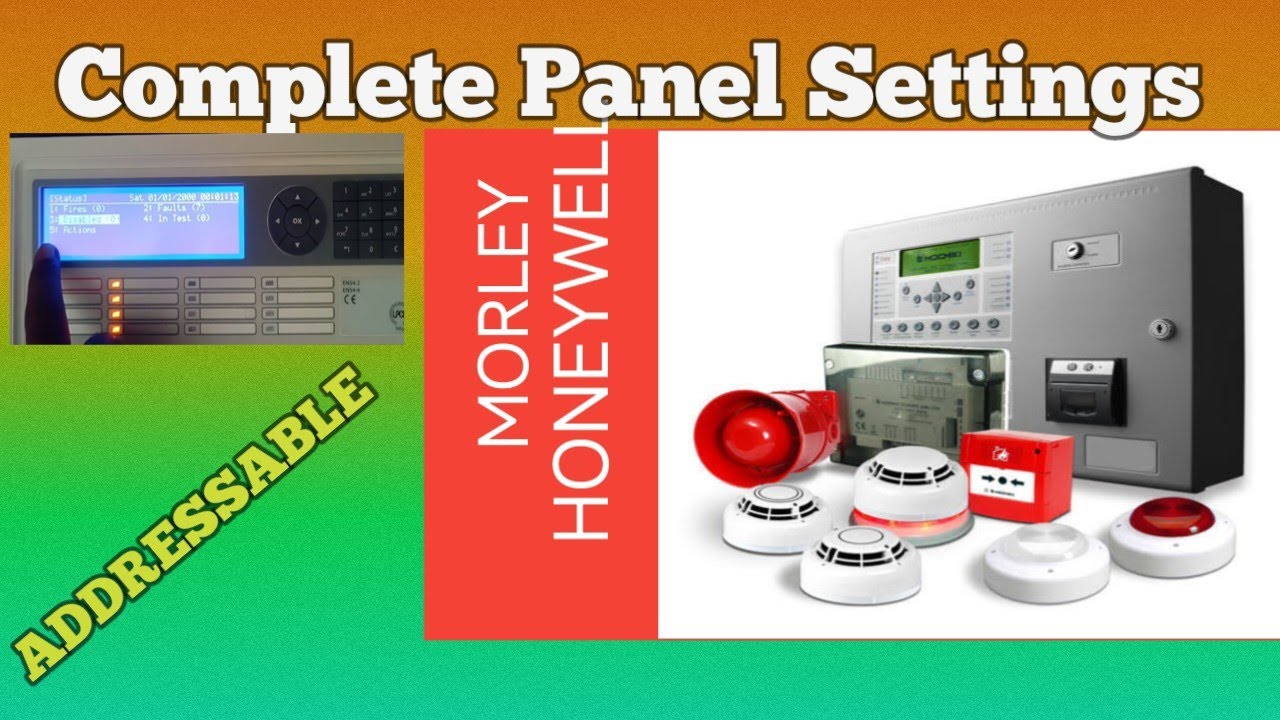 Honeywell Addressable Fire Alarm complete Panel Setting and ...
