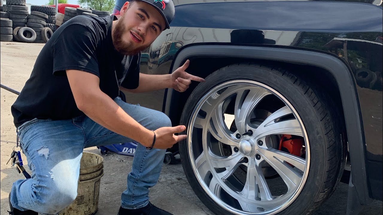 Sierra gets 24” Dropstar 658bs 🛞🔥 @Ascencioauto - YouTube