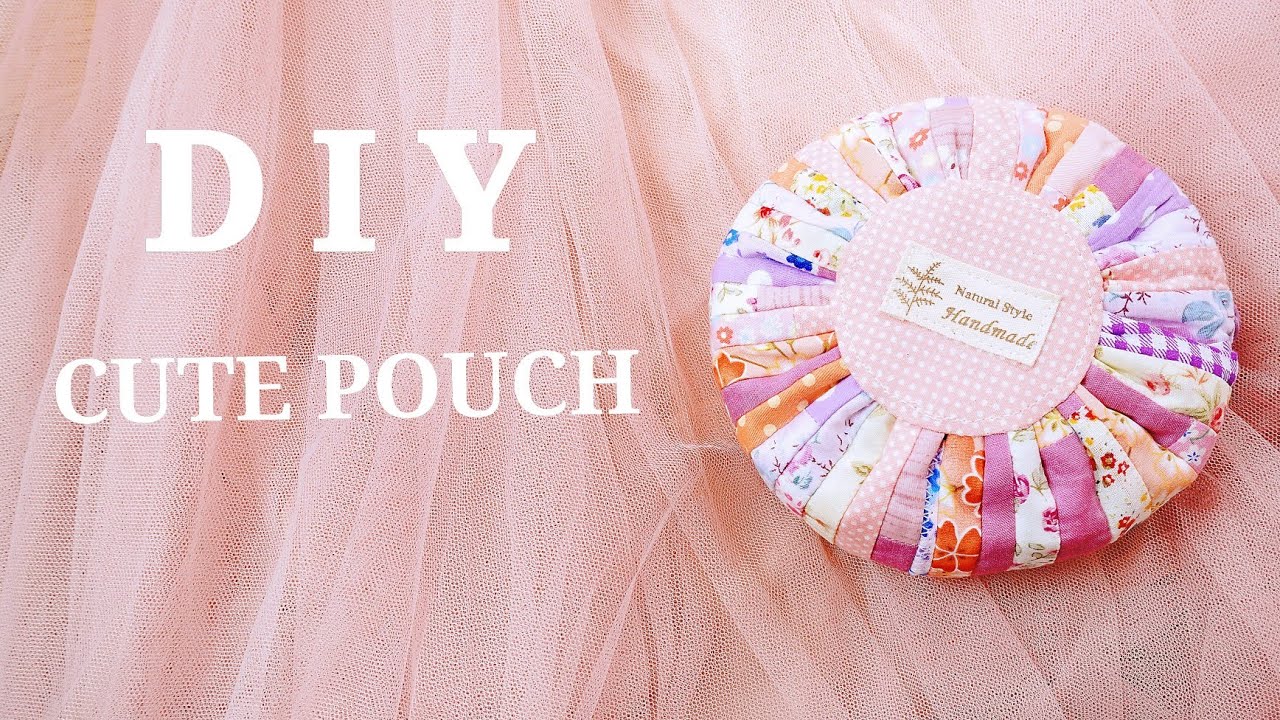 DIY CUTE POUCH / Storage pouch Tutorial step by step / Easy sewing # ...