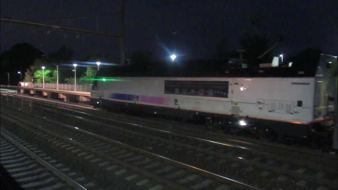 NJ Transit Bombardier ALP-45DP #4534 Departing Hamilton - YouTube