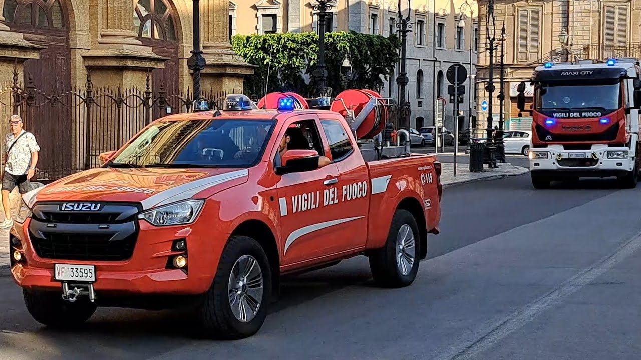 [NEW] CA/ESK Isuzu d-max + APS maxicity vigili del fuoco in sirena con ...