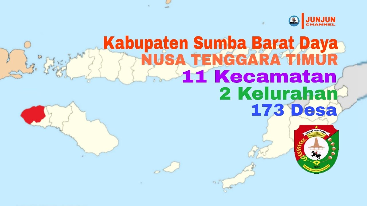 Kabupaten Sumba Barat Daya, Nusa Tenggara Timur, 11 Kecamatan, 2 ...