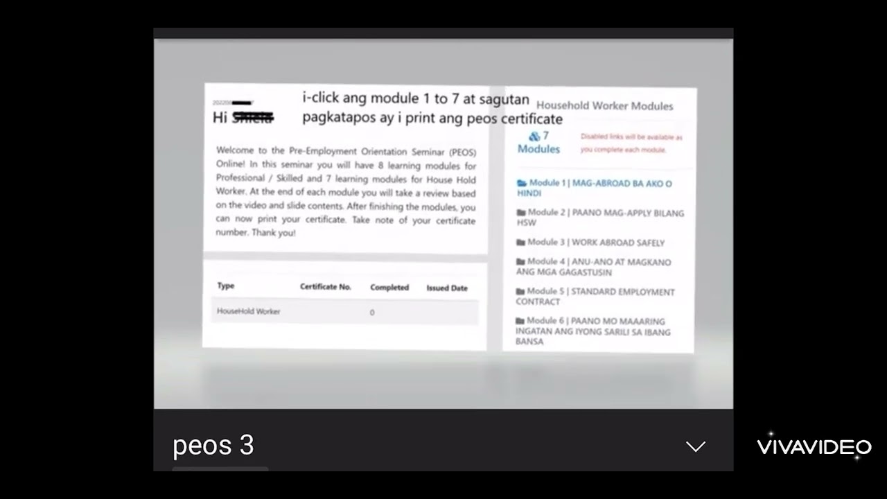 How to create PEOS DMW. click - https://peos.dmw.gov.ph/ - YouTube