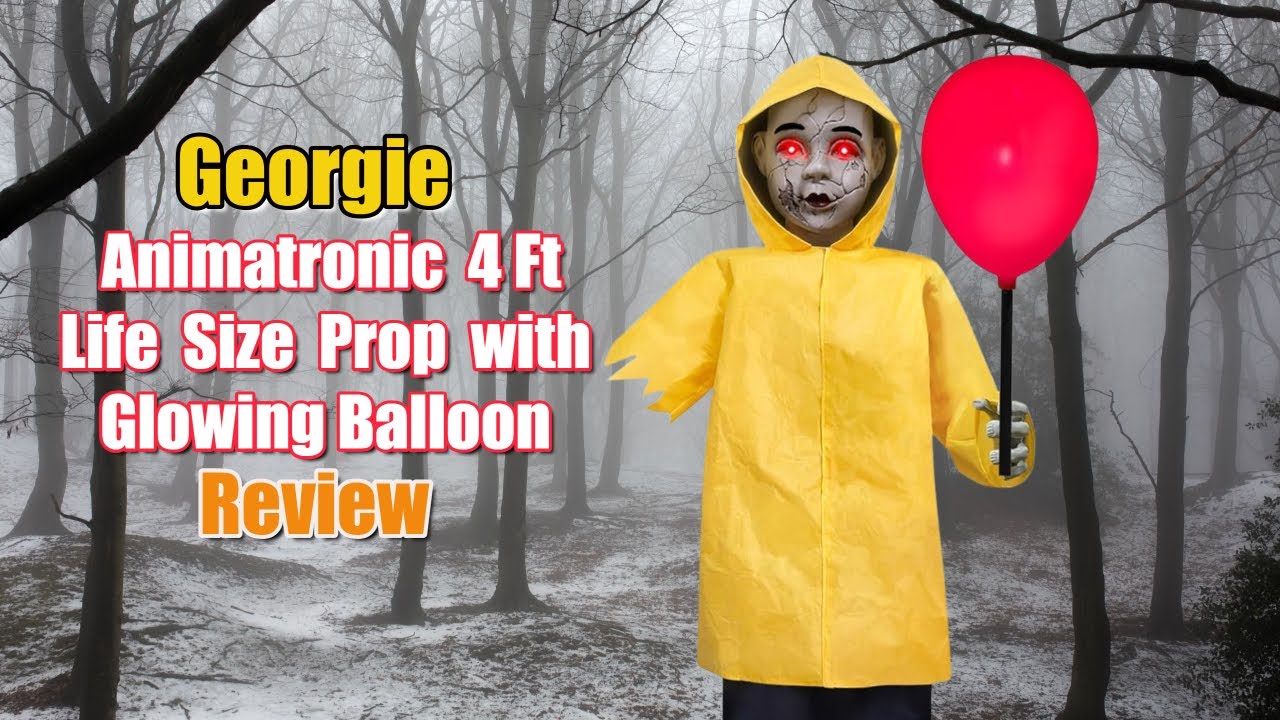 Life-Size Georgie Animatronic Review – Creepy IT Halloween Decoration!🔥 ...