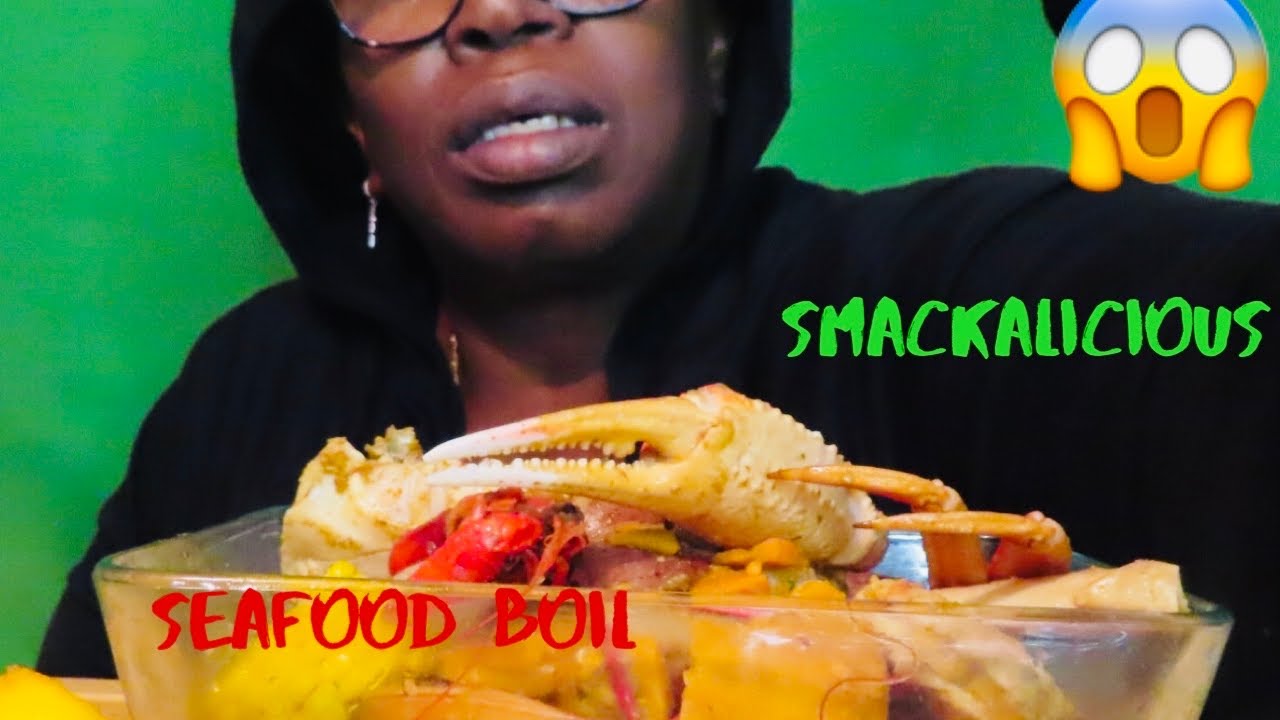 SEAFOOD BOIL WITH BLOVESLIFE SMACKALICIOUS SAUCE - YouTube