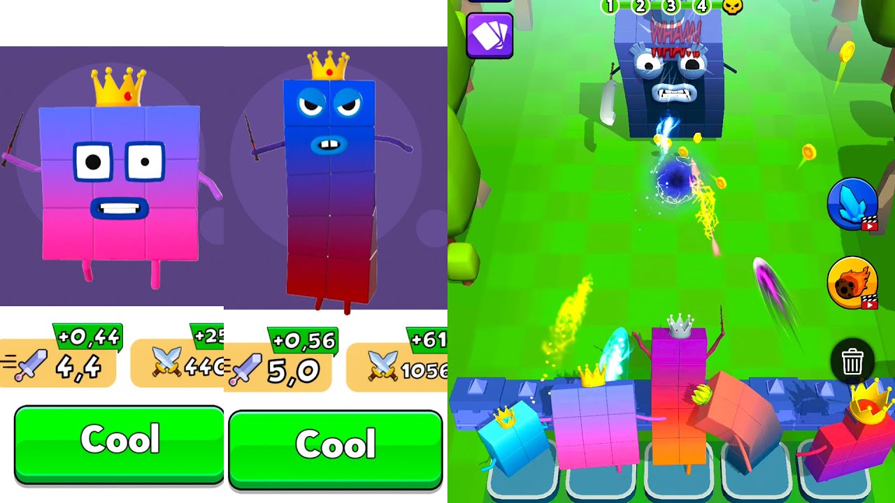 NUMBER CUBE WAR MERGE IDLE - Merge Battles GamePlay - iOS, Android Part ...