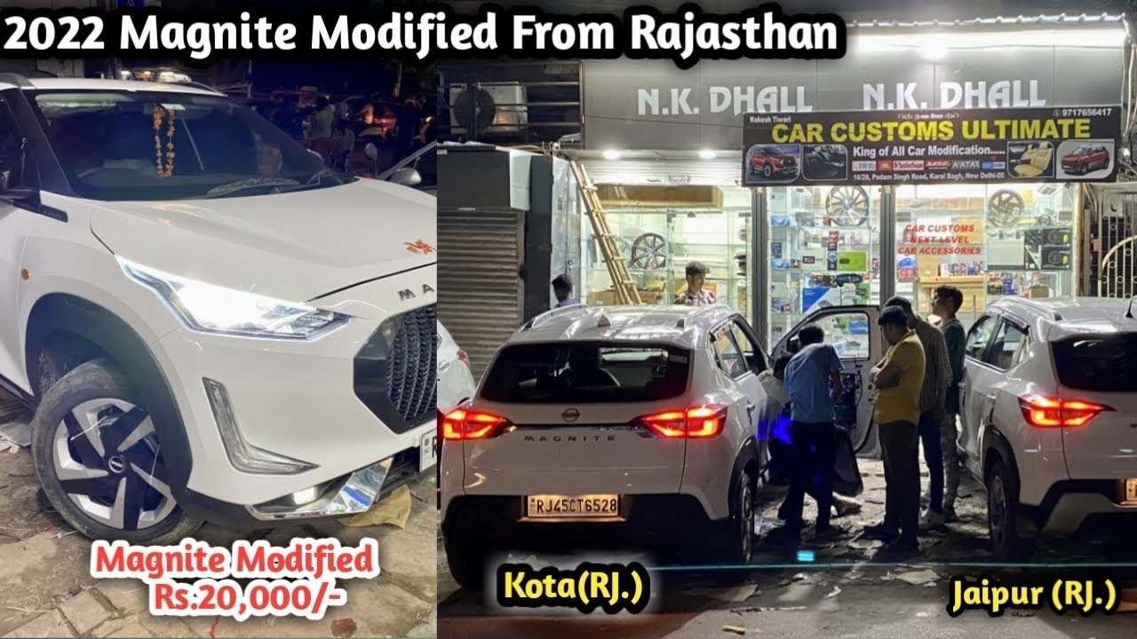 2022 Nissan Magnite Xe to Xv from Rajasthan!! Magnite Modified ...