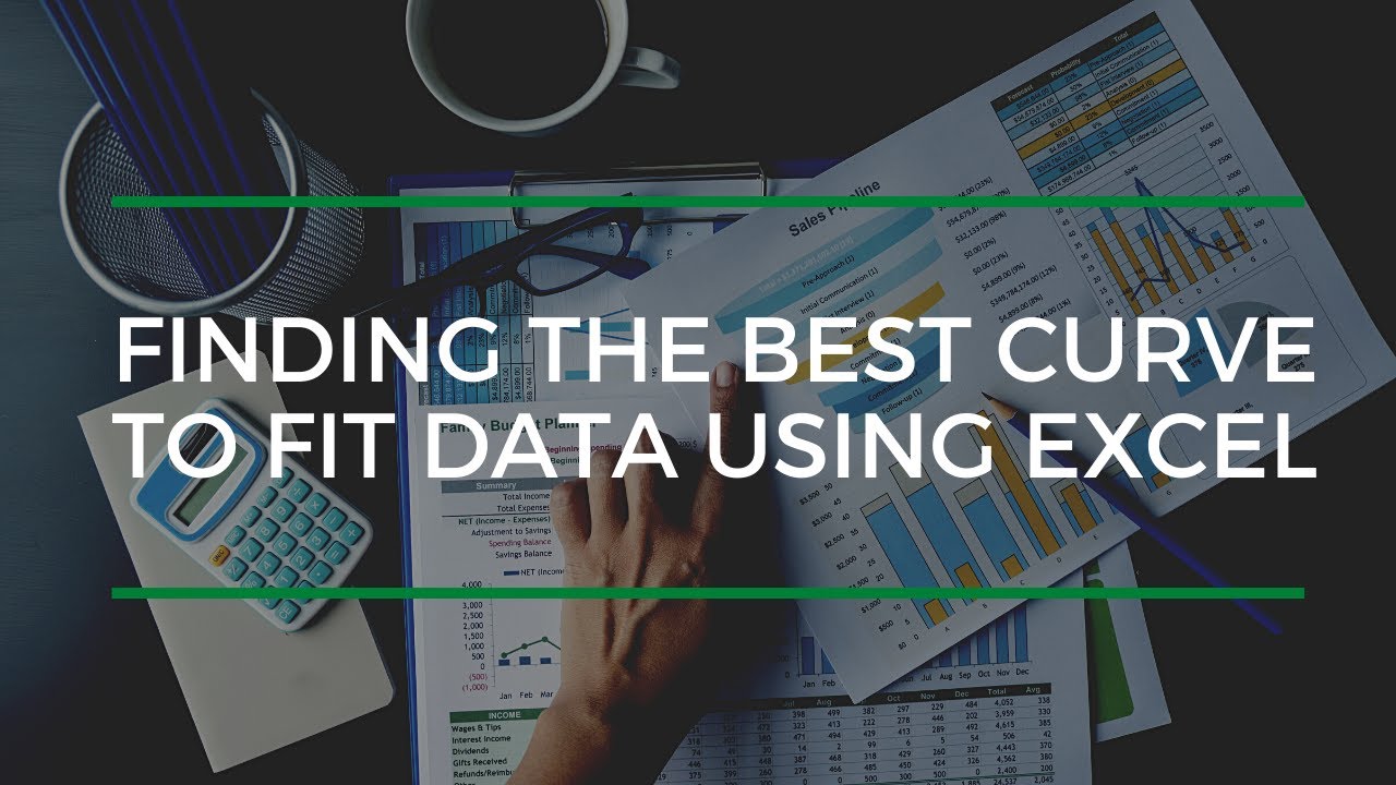 Finding The Best Curve To Fit Data Using Excel - YouTube