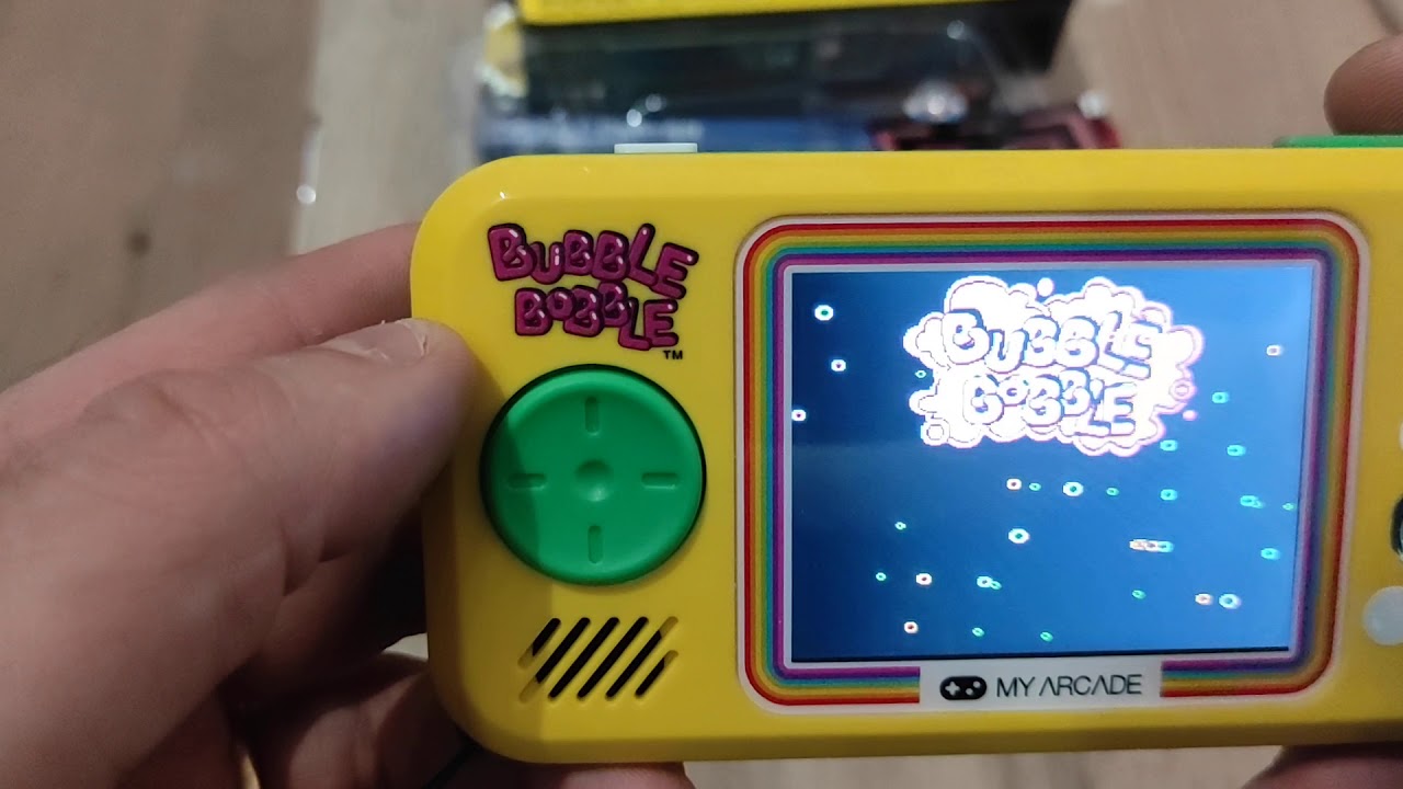 Découverte des consoles My Arcade - PAC MAN, Bubble Bobble... - YouTube