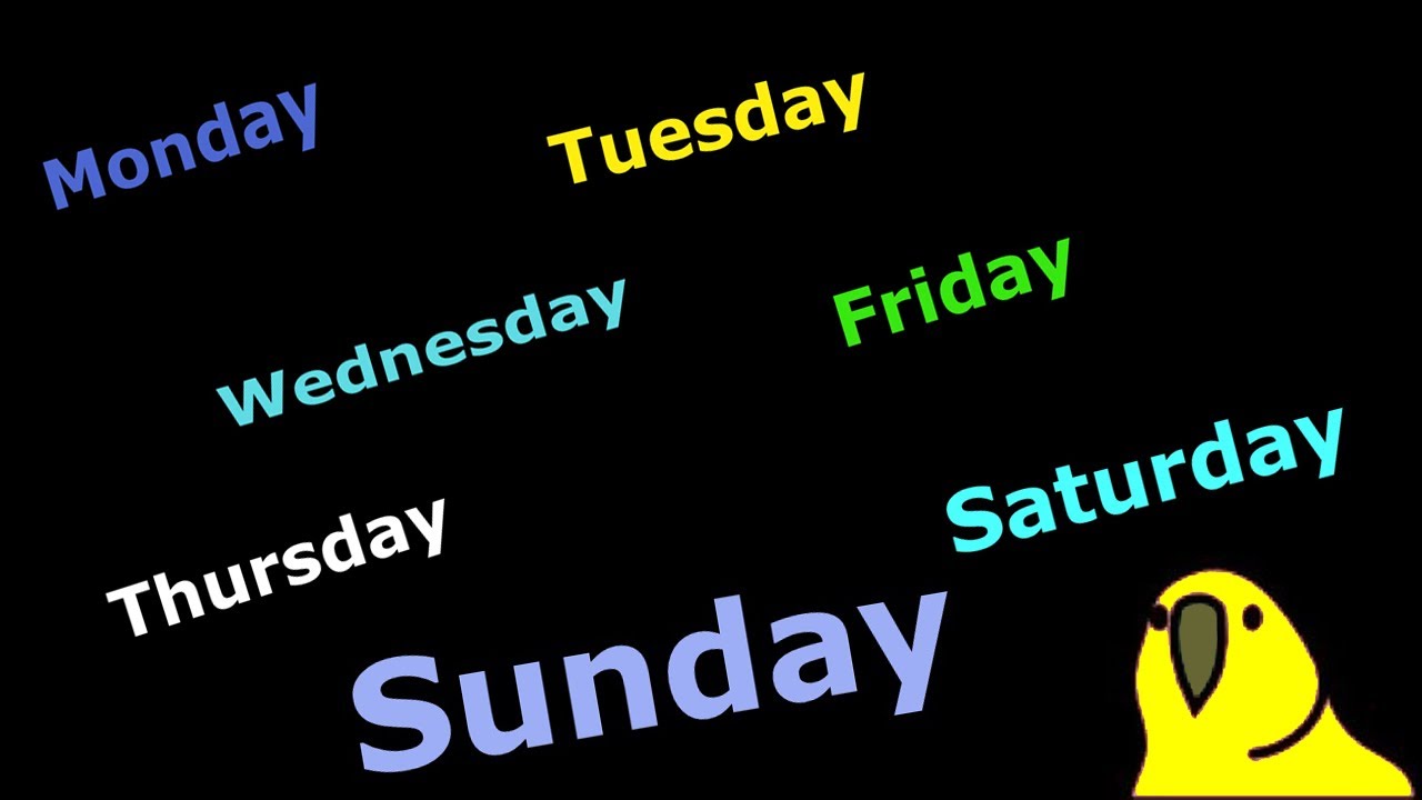 Learn The Days Of The Week Having Fun YouTube learn-the-days-of-the-week-having-fun-youtube