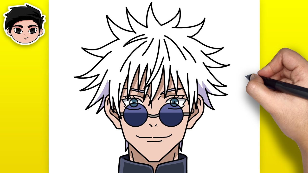 Como Desenhar Gojo Satoru (Jujutsu Kaisen) - YouTube