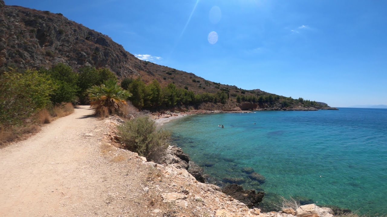 Neraki Beach, Nafplio, Greece. July 2020 - YouTube