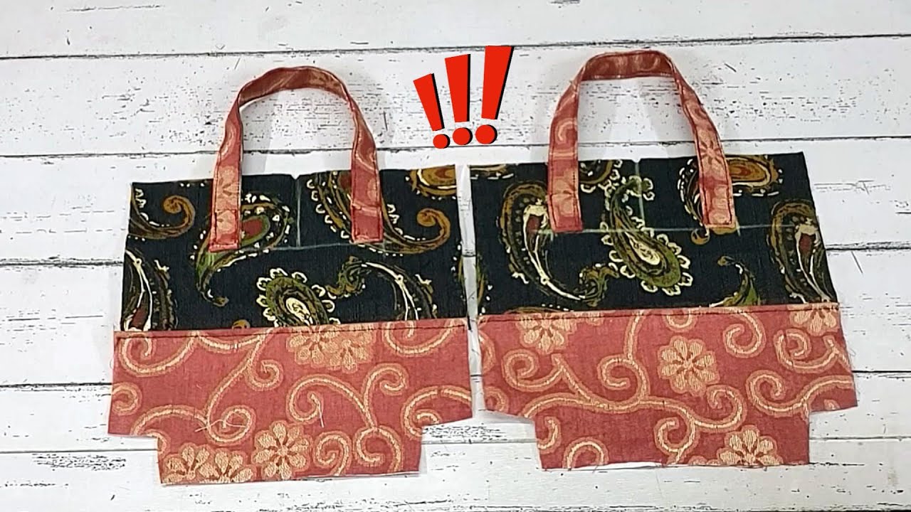 How To Make A Handbag At Home | Quick and Easy - YouTube