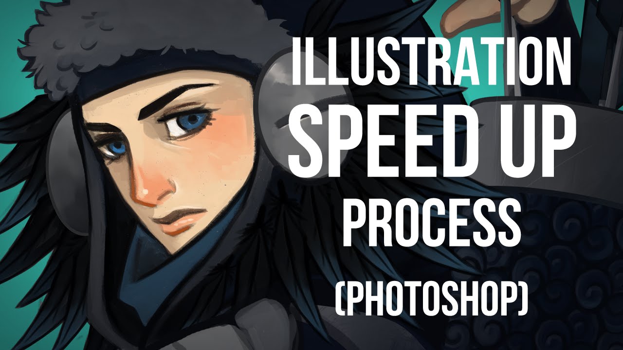 Illustration speed up process - YouTube