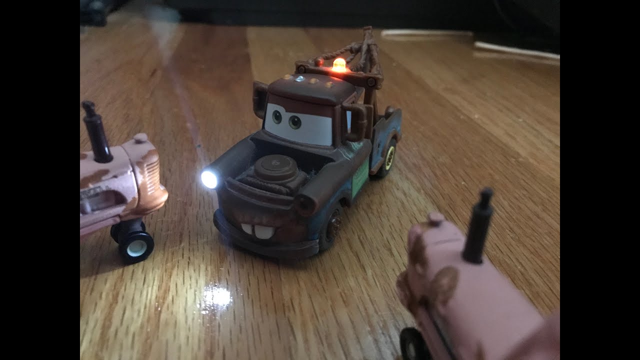 Disney Cars Light-Up Precision Series Mater Review - YouTube