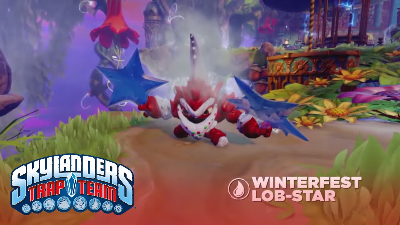 Meet the Skylanders: Winterfest Lob-Star l Skylanders Trap Team l ...