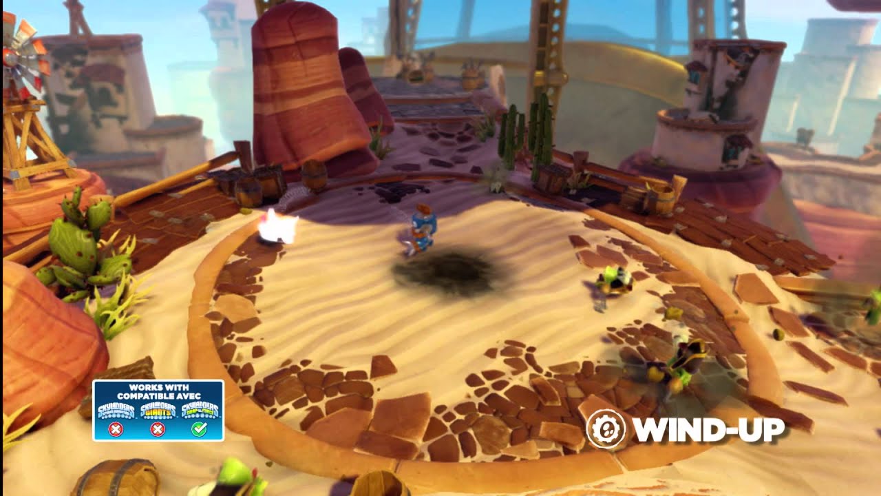 Skylanders SWAP Force - Wind Up Gameplay - YouTube