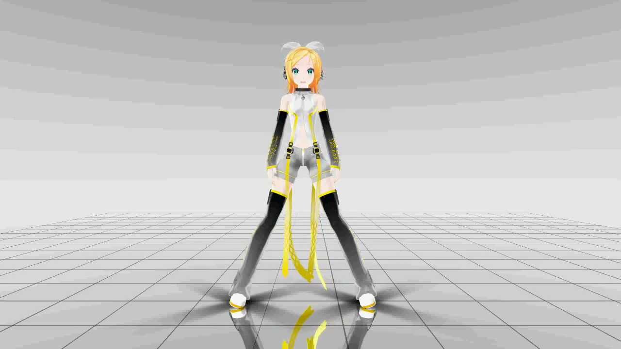 【MMD】Gangnam Style MIRRORED【Tda Rin Append】 - YouTube