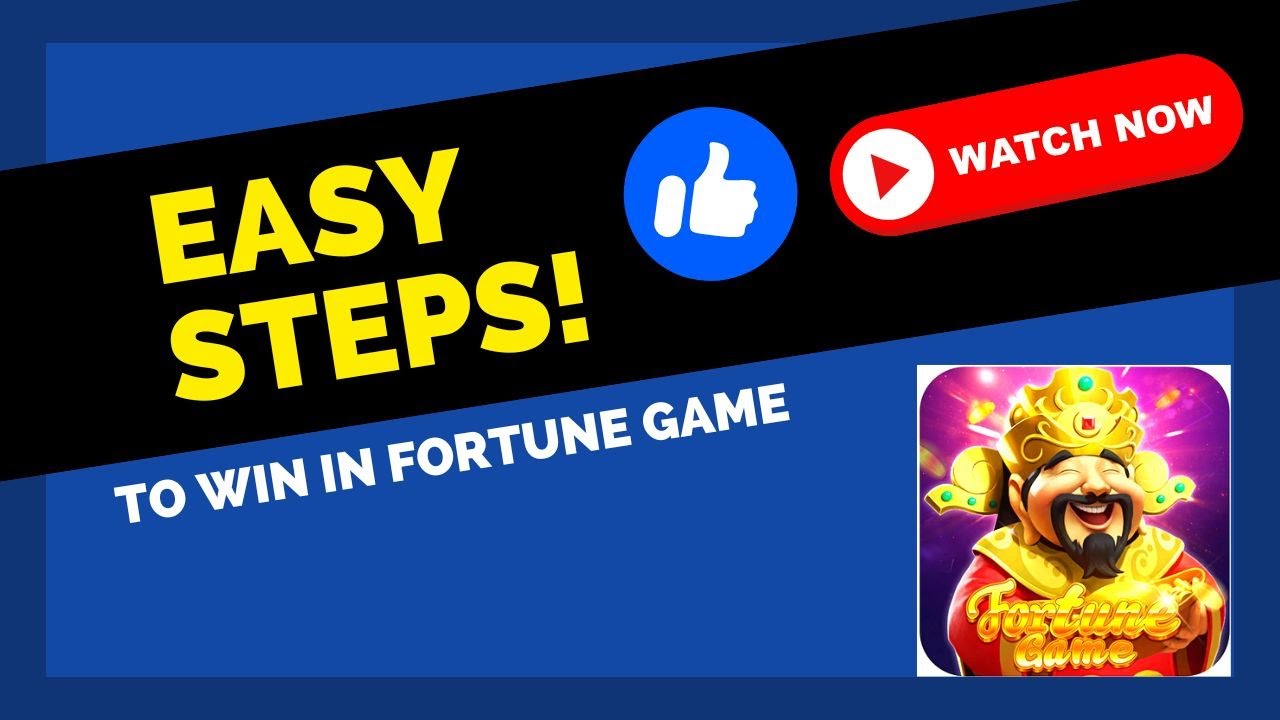 easy step to win in fortune game l paano manalo kay fortune game - YouTube