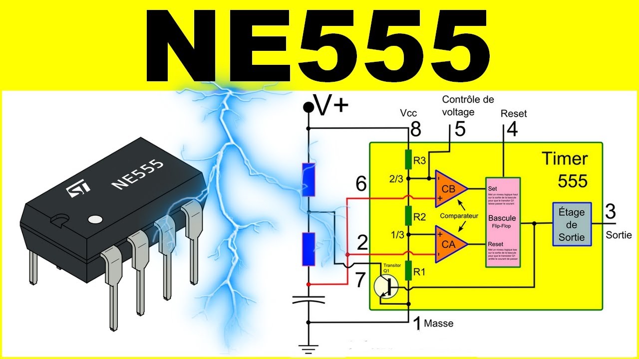Le ne555 électronique fabriquer un capteur interrupteur tactile - NE555 electronic touch switch ...