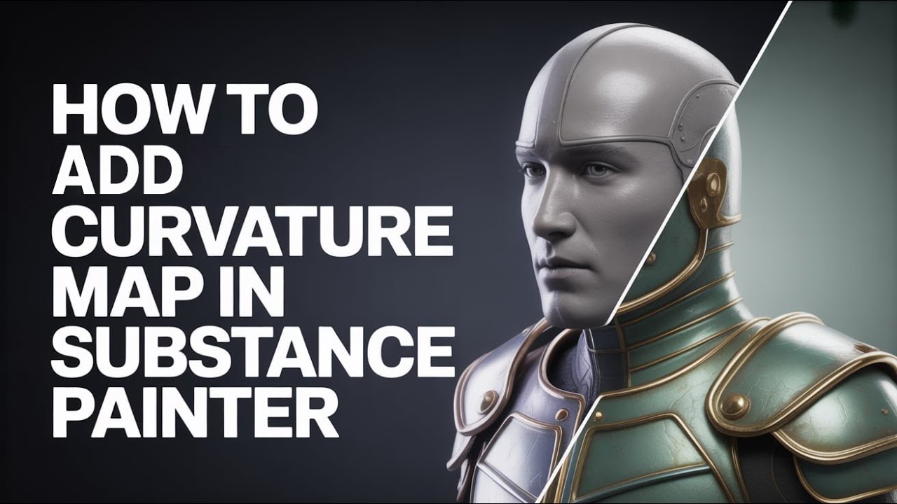 How To Add Curvature Details In Substance Painter | Curvature Maps ...